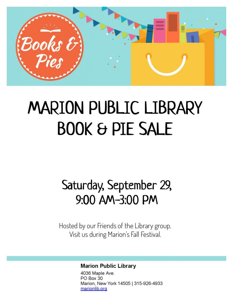 Request For Book Donations – Marion Public Library